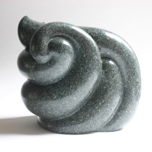 Meadowsweet - contemporary sculpture in soapstone by Jennifer Tetlow