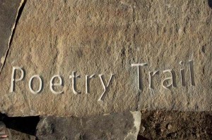 The Stanza Stones - poems by Simon Armitage cut in stone by Pip Hall
